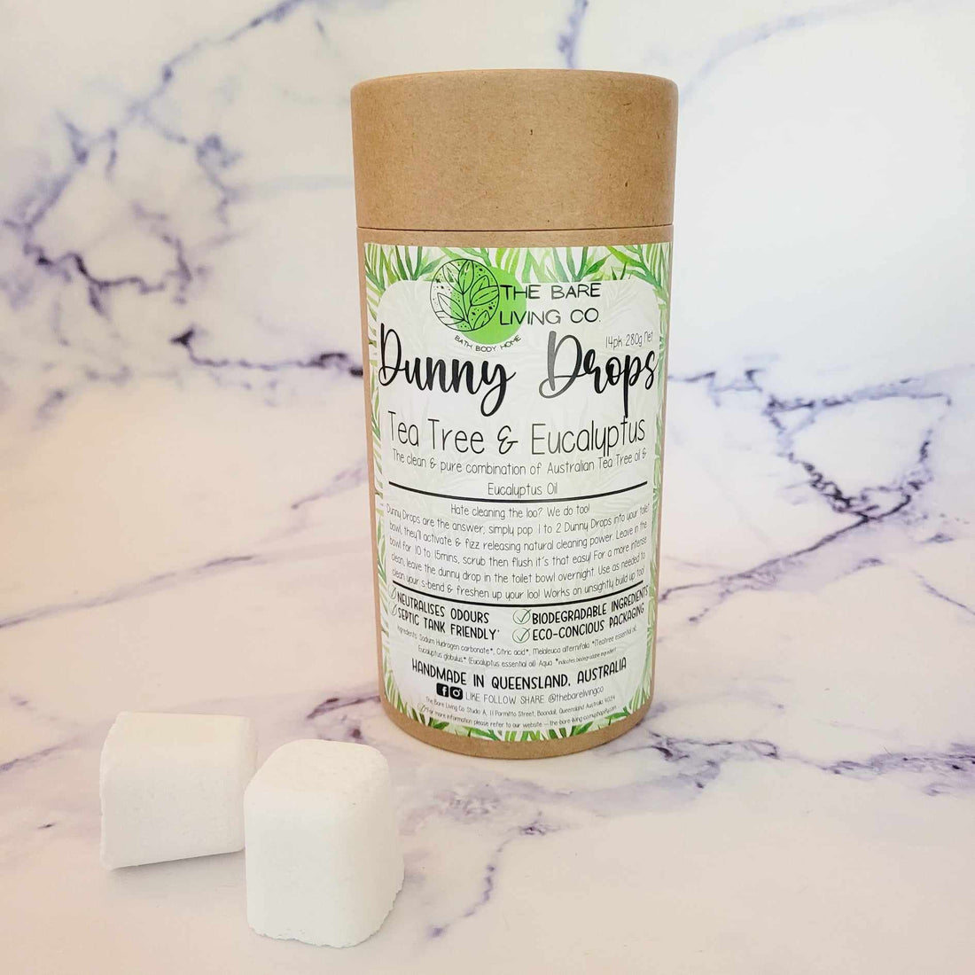 The Bare Living Co. - Dunny Drops (various scents) – Little Eco Shop