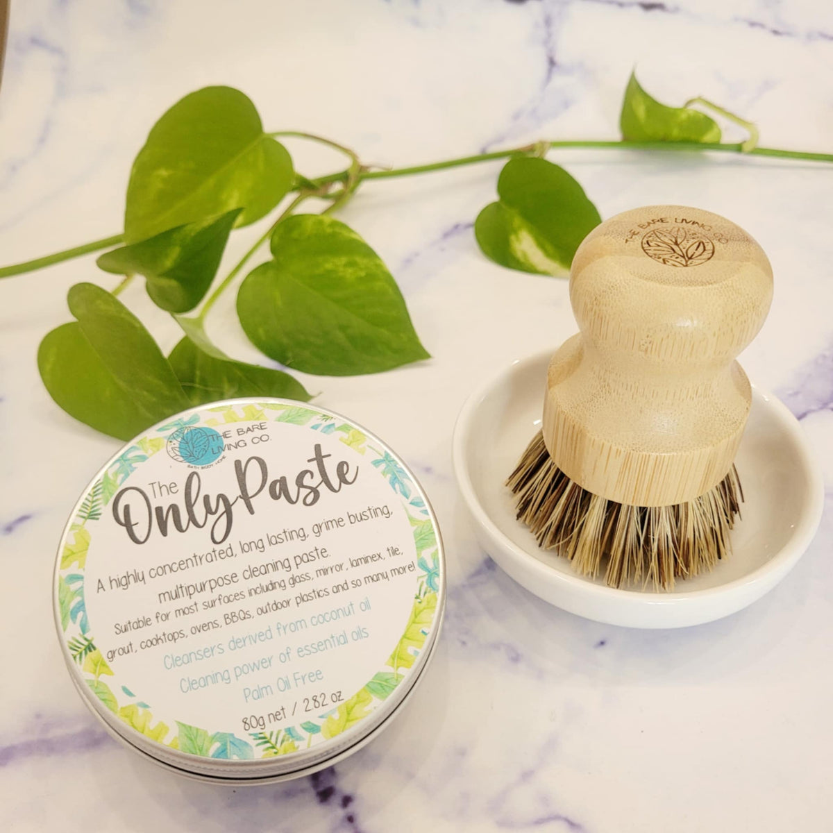 The Bare Living Co. The Only Paste and Scrub & Dish Set – Little Eco Shop