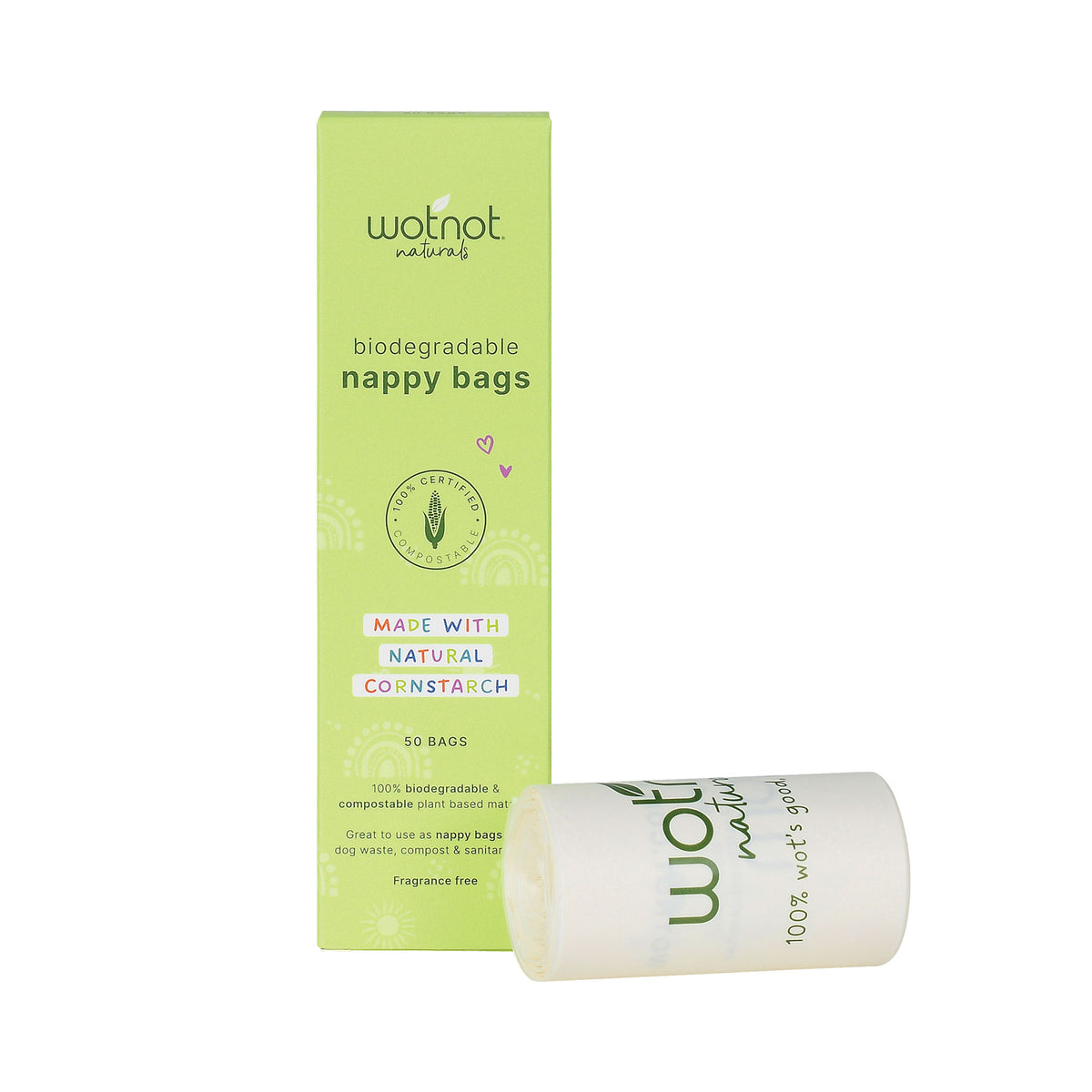 Wotnot Biodegradable Nappy Bags 50pk – Little Eco Shop