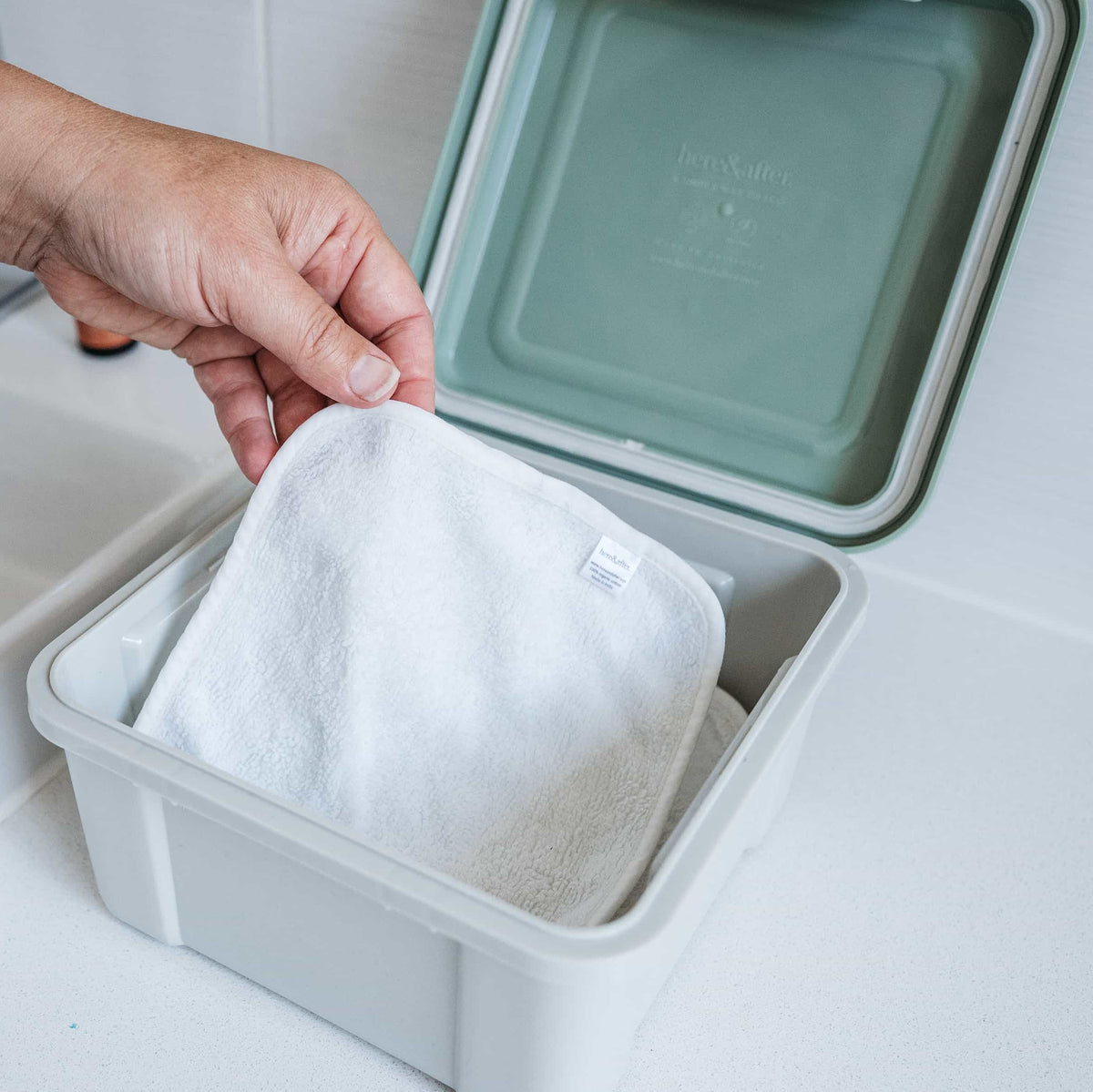 Here & After - Reusable Cloth Nappy Wipes System – Little Eco Shop