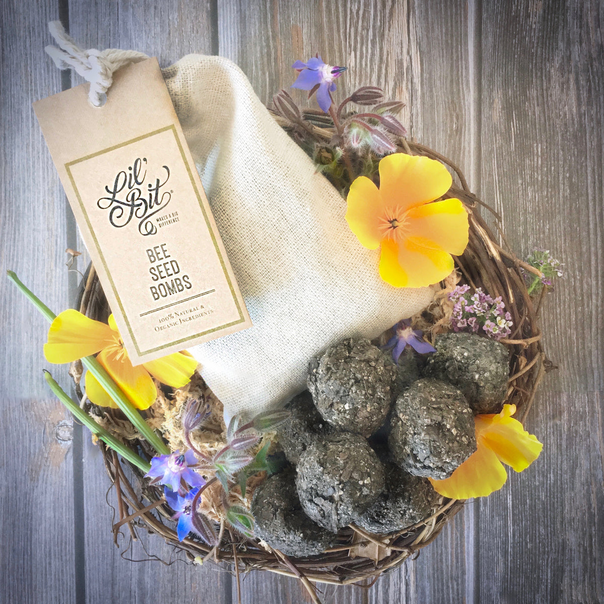 Lil’ Bit Better – Bee Seed Bombs – Little Eco Shop