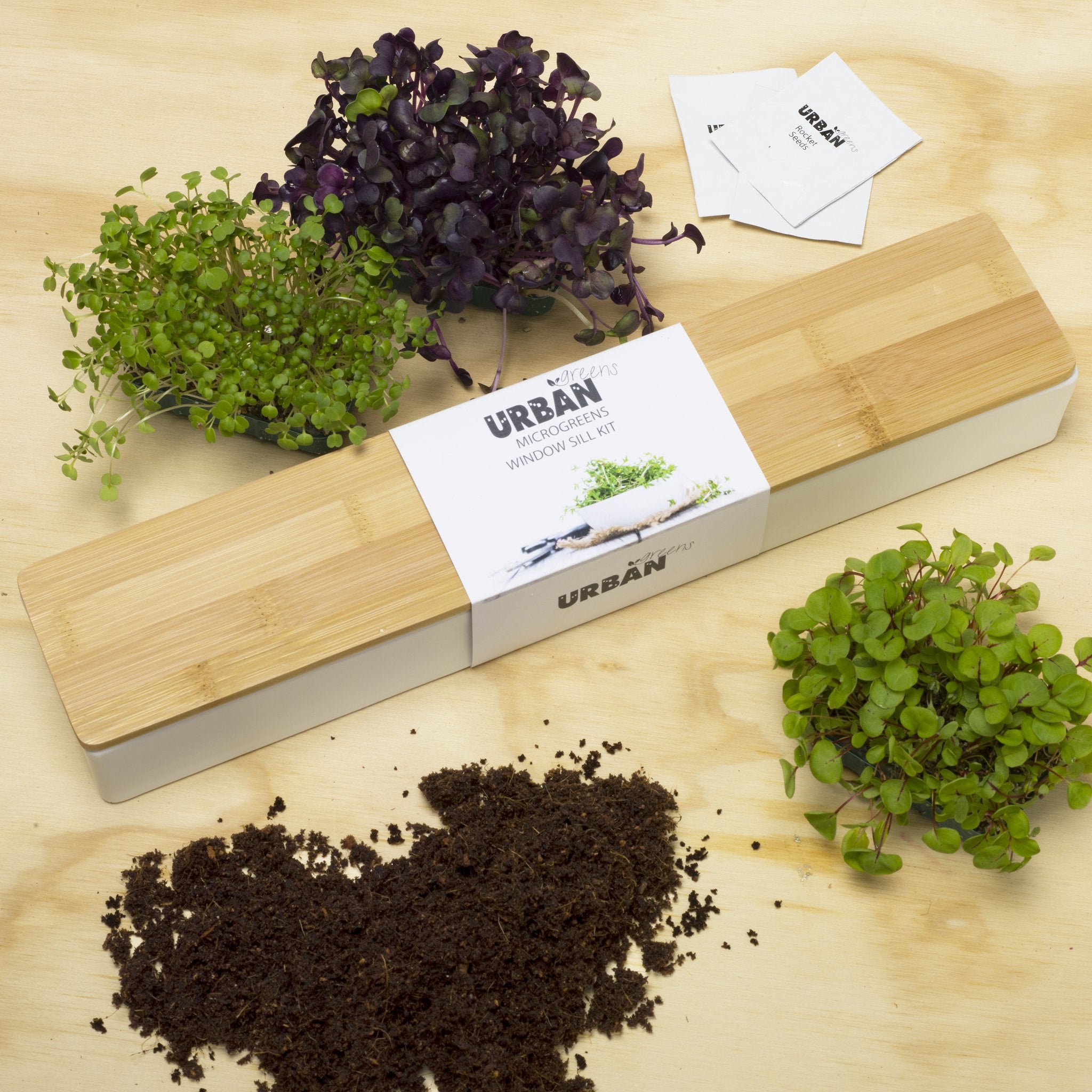 Urban Greens Co. - Micro Herbs Windowsill Box Grow Kit – Little Eco Shop